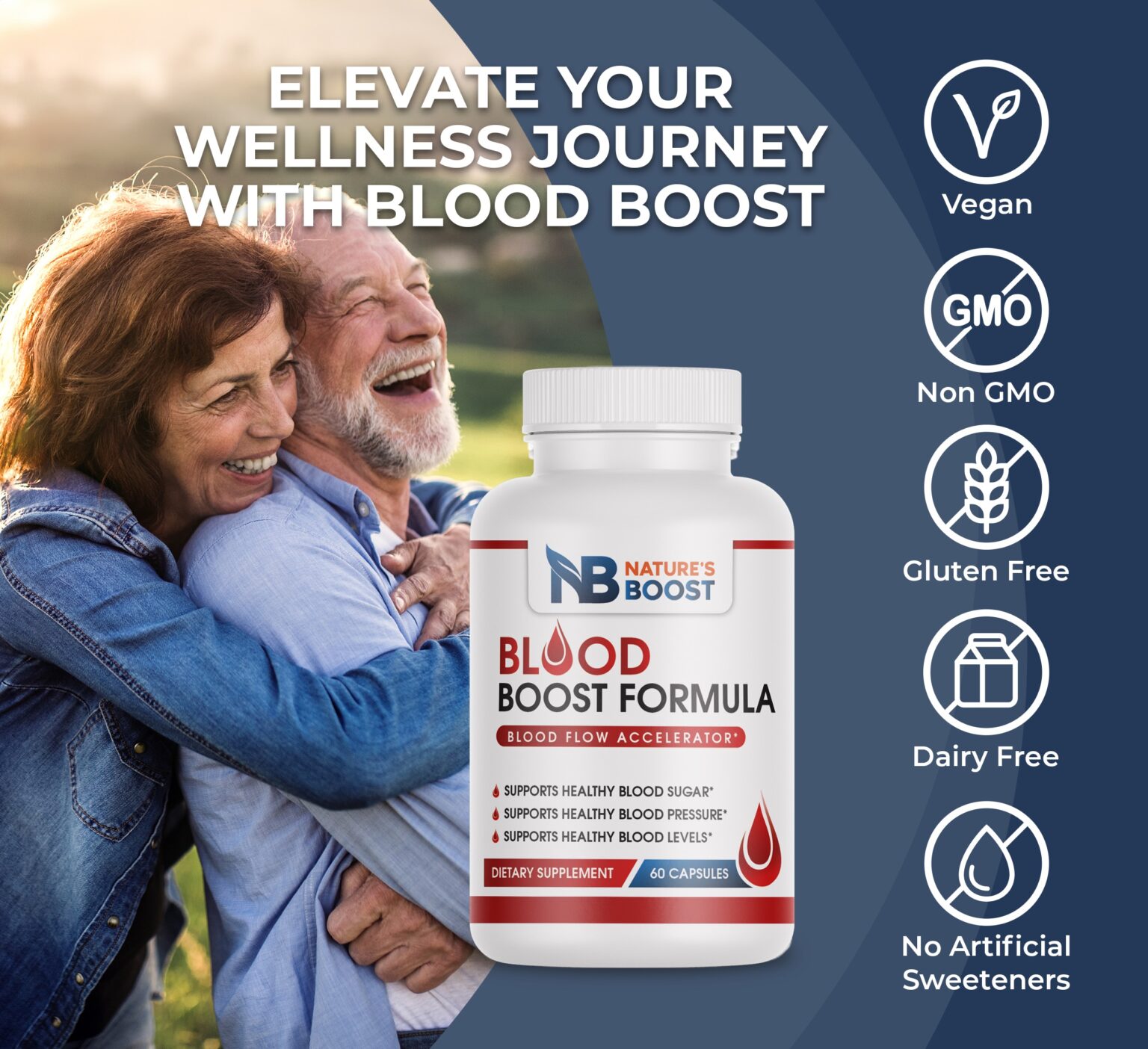 Blood Boost Formula: Blood Flow Supplement - Nature's Boost